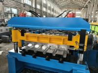 China Galvanized Steel Roof Deck Roll Forming Machine 12m/min 0.3-0.8mm 22 Stations for sale