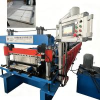 China Residential Garage Door Panel Roll Forming Machine 457-610mm Width Adjustable PLC Control 11kw for sale