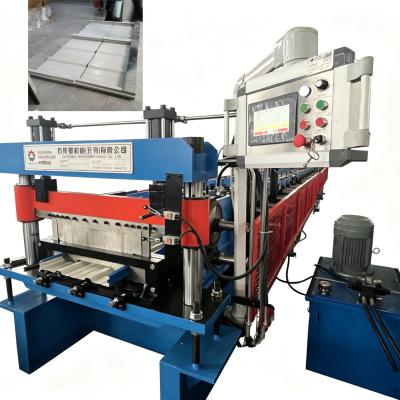 China Residential Garage Door Panel Roll Forming Machine 457-610mm Width Adjustable PLC Control 11kw for sale