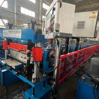China Residential Garage Door Panel Roll Forming Machine 457-610mm Width Adjustable PLC Control 11kw for sale