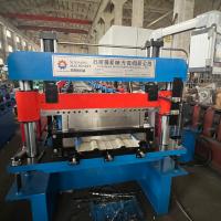 China Residential Garage Door Panel Roll Forming Machine 457-610mm Width Adjustable PLC Control 11kw for sale