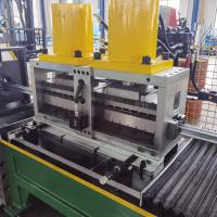 China Solar Strut Channel Roll Forming Machine 1.5-2.5mm Ground Mount PV Stations Flying Punching Cutting 18.5KW for sale