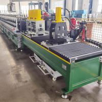 China Solar Strut Channel Roll Forming Machine 1.5-2.5mm Ground Mount PV Stations Flying Punching Cutting 18.5KW for sale