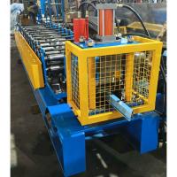 China Textured Surface 40mm Roof Batten Omega Shape Roll Forming Machine with Mitre Cut for sale