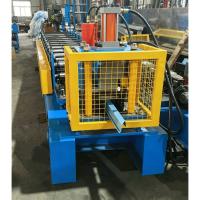 China Textured Surface 40mm Roof Batten Omega Shape Roll Forming Machine with Mitre Cut for sale