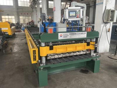 China Mexico Popular calibre 26 Lámina Acanalada R101 Roof Sheet Roll Forming Machine With Chain Drive for sale