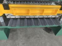 China Mexico Popular calibre 26 Lámina Acanalada R101 Roof Sheet Roll Forming Machine With Chain Drive for sale