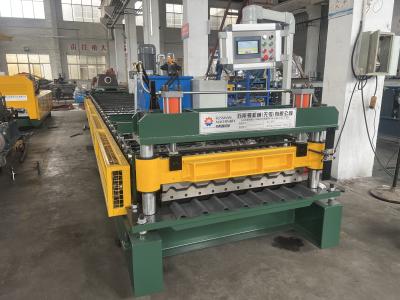 China Pre-painted Steel R101 R72 Trapezoidal Metal Roofing And Siding Roll Forming Machine 0.3-0.8mm for sale