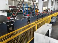 China Australia 0.3-0.8mm Thickness Galvanized Steel Aluminum PPGI Gutter Roll Forming Machine for V-style Tile Ridge Capping Valley for sale