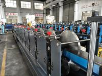 China Australia 0.3-0.8mm Thickness Galvanized Steel Aluminum PPGI Gutter Roll Forming Machine for V-style Tile Ridge Capping Valley for sale