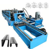 China 41*21 41*41 41*62 PV C Strut Roll Forming Machine with 1.5-2.5mm Thickness Galvanized Steel Stainless Steel for sale