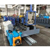 China 1.0-2.0mm Thickness 90mm-200mm Width C U Stud Track Roll Forming Machine with Hydraulic Punching for sale