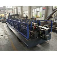 China 1.0-2.0mm Thickness 90mm-200mm Width C U Stud Track Roll Forming Machine with Hydraulic Punching for sale