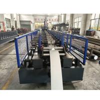 China 1.0-2.0mm Thickness 90mm-200mm Width C U Stud Track Roll Forming Machine with Hydraulic Punching for sale