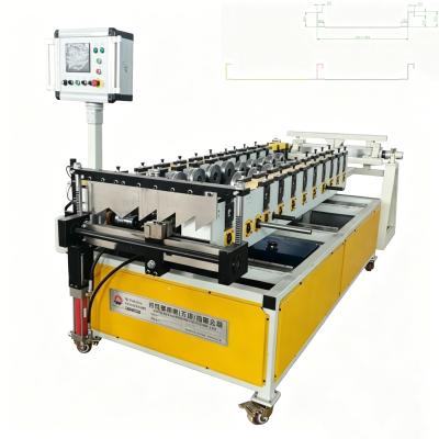 China Warehouse Factory Residential Roof SSQ SSR Clip-lock KR24 Standing Seam Roof Roll Forming Machine South America Portable Width Adjustable for sale