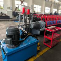China Residential Commercial Sectional Back Panel Strut Channel Roll Forming Machine Factories Garage Door Reinforcement Mexico for sale