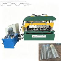 China Mexico With Embossing Ribs 0.6-1.2mm 2.5 Inch Metal Deck Floor Roll Forming Machine Industrial Factory Multi-Story Building for sale
