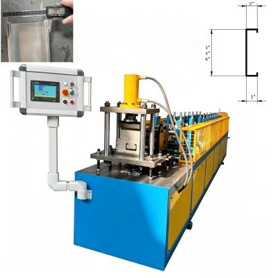 China Width Adjustable 3/4/6 Inch South America C Stud Roll Forming Machine for Steel Structure Drywall Workshop Warehouse C Channel for sale