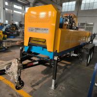 China Newest Design GI Colored Steel Petrol Driven Portable KR18 Standing Seam Roll Forming Machine With Trailer In Stock  For  Sale for sale