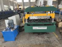 China 2.5 Inches Metal Deck Floor Roll Forming Machine With Chain Drive for sale