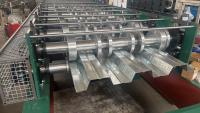 China 2.5'' Rib Height Metal Deck Floor Roof Deck Roll Forming Machine Galvanized Steel 0.8-1.2mm for sale