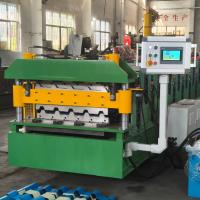 China PPGI Metal Sheets South Africa Double Layer IBR Trapezoidal Roof Roll Forming Machine Warehouse Carport Commercial Building for sale