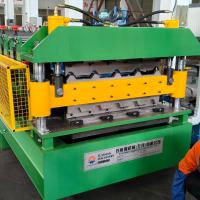 China PPGI Metal Sheets South Africa Double Layer IBR Trapezoidal Roof Roll Forming Machine Warehouse Carport Commercial Building for sale