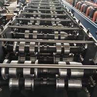China 2 In 1 Apron Flashing Folded Panel Cladding LV Trim Roll Forming Machine For House Roof  Decoration for sale