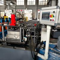 China 2 In 1 Apron Flashing Folded Panel Cladding LV Trim Roll Forming Machine For House Roof  Decoration for sale