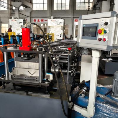 China 2 In 1 Apron Flashing Folded Panel Cladding LV Trim Roll Forming Machine For House Roof  Decoration for sale