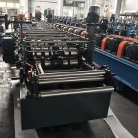 China 2 In 1 Apron Flashing Folded Panel Cladding LV Trim Roll Forming Machine For House Roof  Decoration for sale