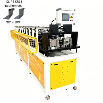 China Industrial Warehouse Commercial Workshop KR18 Z Clips 2 in 1 Steel Profile Roll Forming Machine Metal Roof Construction Mexico for sale