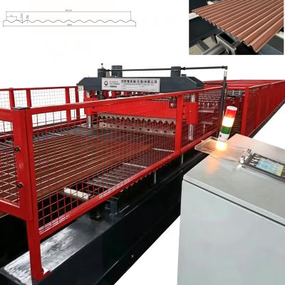 China High Speed 30m/min Corrugated Roof Panel Roll Forming Machine Industrial Steel Structure Construction Roof for sale