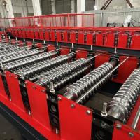 China High Speed 30m/min Corrugated Roof Panel Roll Forming Machine Industrial Steel Structure Construction Roof for sale