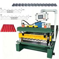 China R72 R101 Trapezoidal Roof Sheet Roll Forming Machine with 0.3mm-0.8mm Thickness for sale