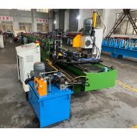 China 70mm 78mm Awning Tube Roll Forming Machine with 0.6mm-1.2mm Thickness Galvanized Steel for sale