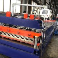 China 0.3-0.8 mm Roofing Sheets Africa Economic Glazed Tile Roll Forming Machine Villa Warehouse Factory Building Roof Panel for sale