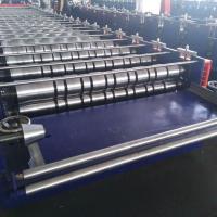 China 0.3-0.8 mm Roofing Sheets Africa Economic Glazed Tile Roll Forming Machine Villa Warehouse Factory Building Roof Panel for sale