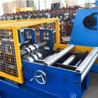 China 0.3-0.8mm PPGI Galvanized Sheet Ridge Cap Roll Forming Machine Metal Warehouses Retail Buildings Roofing System for sale