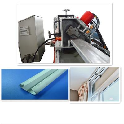 China 0.8-1.0mm Galvanized Steel Light-duty Curtain Track Rail Roll Forming Machine For Windows for sale