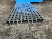 China 1.5-2.5mm Galvanized Steel Solar Strut Channel Roll Forming Machine With Punching Press Machine for sale