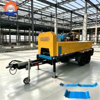 China Newest Design GI Colored Steel Petrol Driven Portable SSR Pluss Standing Seam Roll Forming Machine With Trailer For  Sale for sale