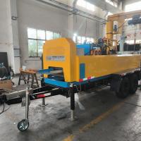 China Newest Design GI Colored Steel Petrol Driven Portable SSR Pluss Standing Seam Roll Forming Machine With Trailer For  Sale for sale