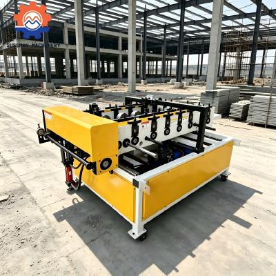 China 3.2m Length & Width Adjustable Portable SSQ SSR200 Seam Standing Roof Panel Roll Forming Machine For Industrial Project for sale