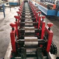 China 0.6-1.0mm Galvanized Steel PPGI Aluminum European Style Rolling Shutter Door Roll Forming Machine With 2 Cutters Warehouse Commercial Building for sale