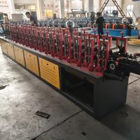 China 0.6-1.0mm Galvanized Steel PPGI Aluminum European Style Rolling Shutter Door Roll Forming Machine With 2 Cutters Warehouse Commercial Building for sale