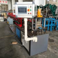 China 0.6-1.0mm Galvanized Steel PPGI Aluminum European Style Rolling Shutter Door Roll Forming Machine With 2 Cutters Warehouse Commercial Building for sale
