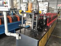 China 0.6-1.2mm Galvanized Steel Roller Shutter Door Slat Roll Forming Machine Tiras Para Cortina Europea Machine With Dual-Purpose Cutting Blade for sale