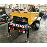 China 0.4mm-0.7mm Thickness SSR Plus Standing Seam Roll Forming Machine with Portable Trailer for sale