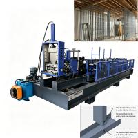 China 0.4-1.2mm Galvanized Steel C U Stud Track Roll Forming Machine Auto Adjustable Height & Width Drywall Partition Ceiling Frame for sale